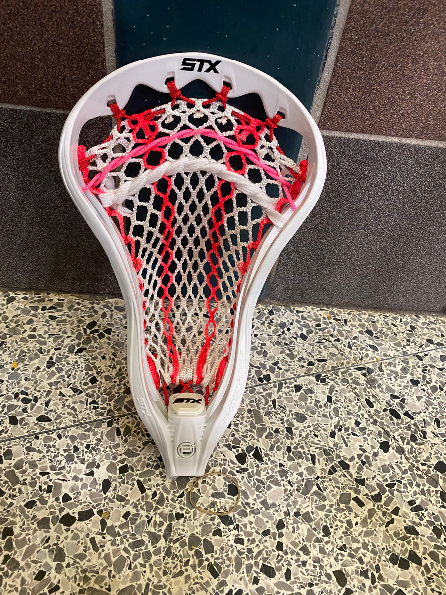 STX Proton Power, white - mesh strung – Lax Coach Locker
